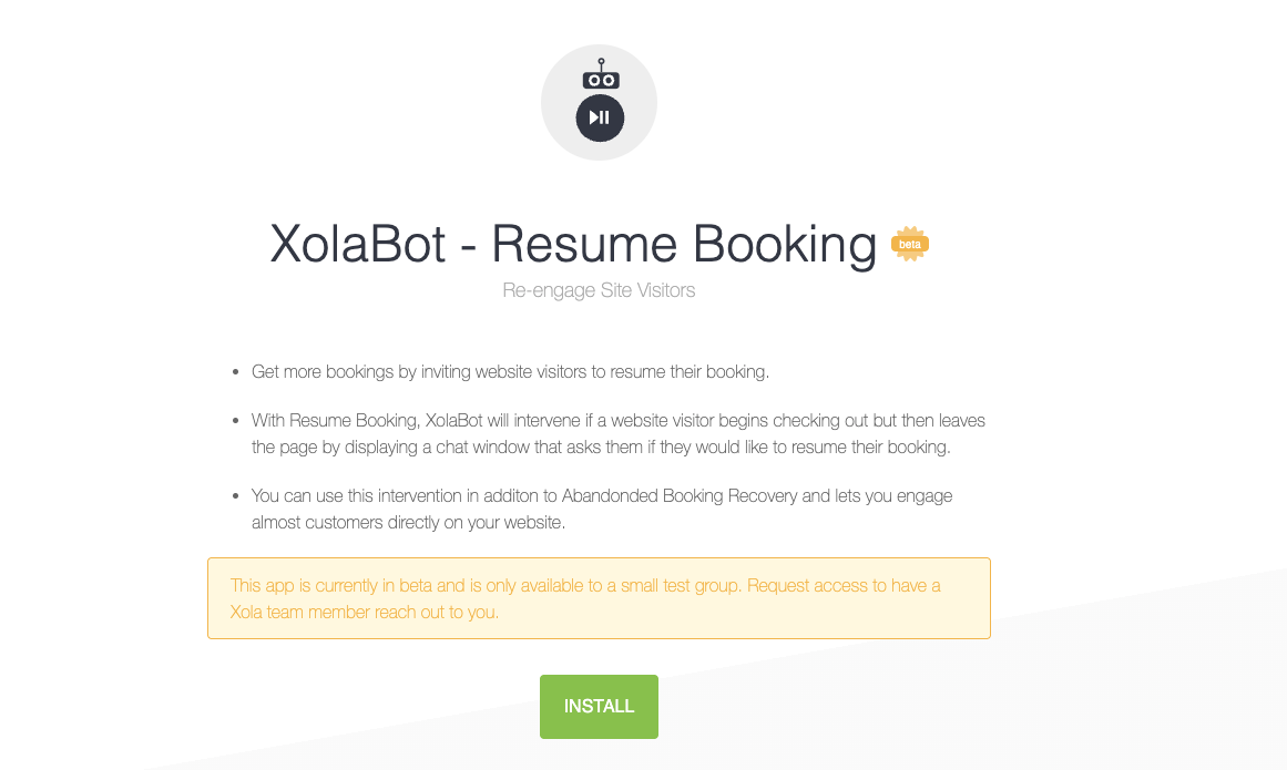 XolaBot Resume Booking