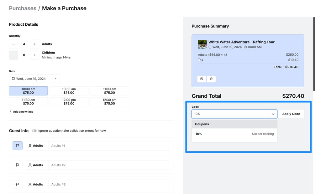 Applying and Removing Codes